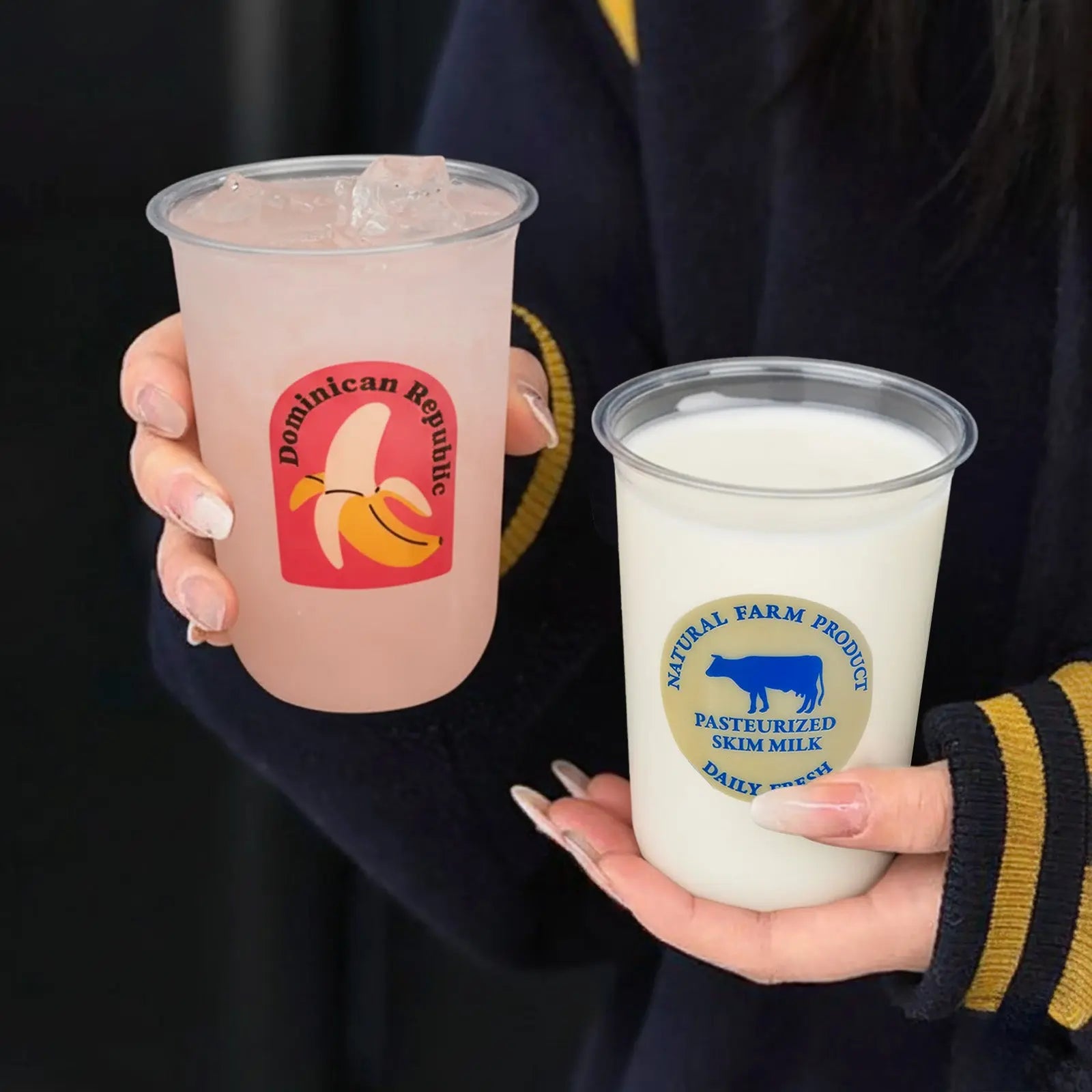 16 oz Round Bottom Plastic Cups Wholesale - Custom Printed Cups with ...
