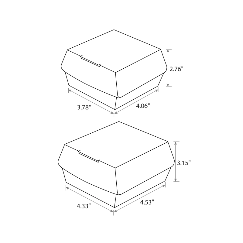 Custom Hamburger Boxes – Food Packaging with Logo | RacetopPrint