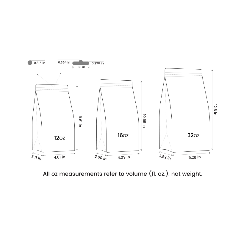 Custom Flat Bottom Coffee Mylar Bags - Low MOQ & 3D Online Design ...