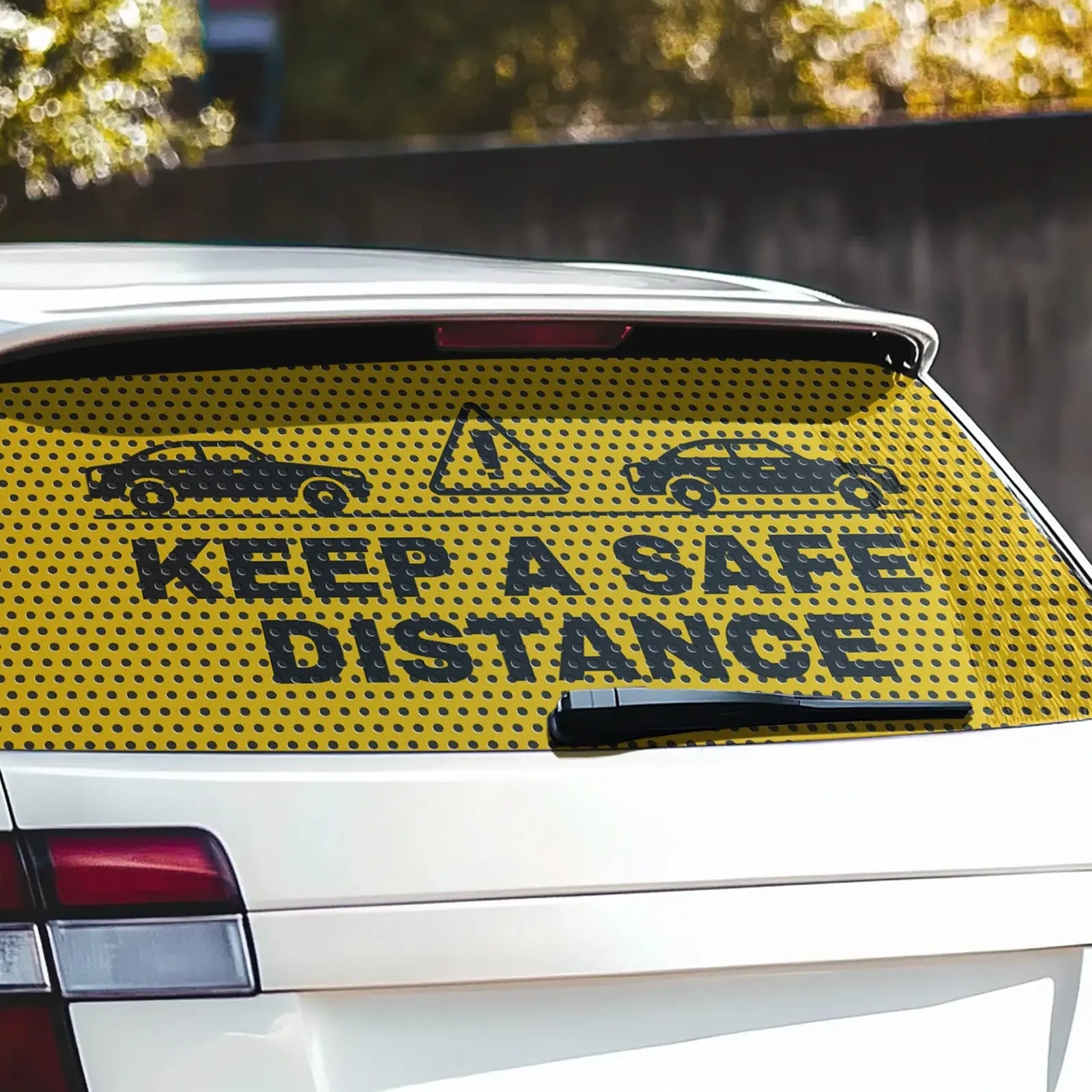 Custom Perforated Car Window Decals – One-Way Visibility | RacetopPrint