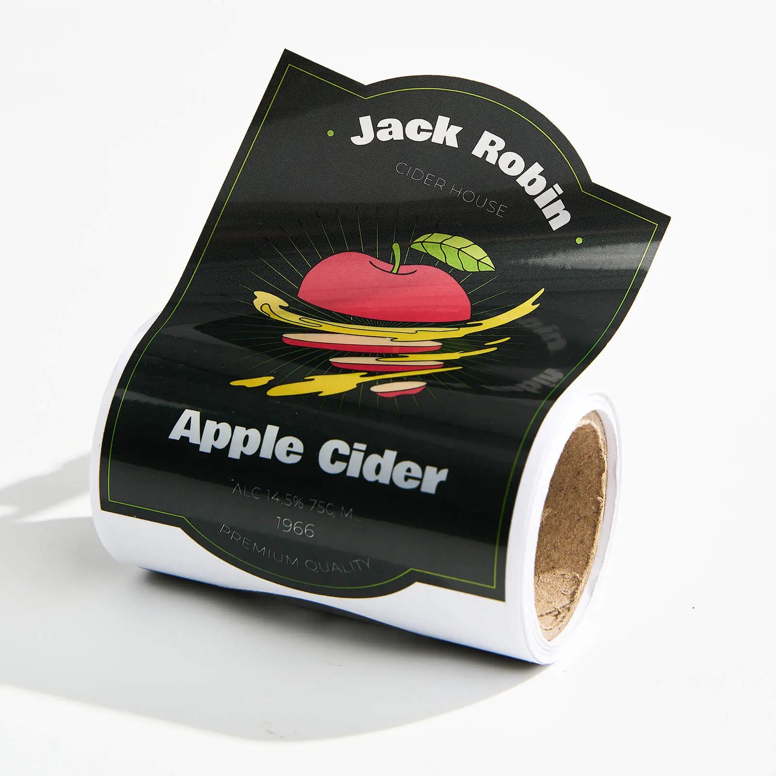 Silver Metallic Roll Labels – Custom Foil Stickers | RacetopPrint