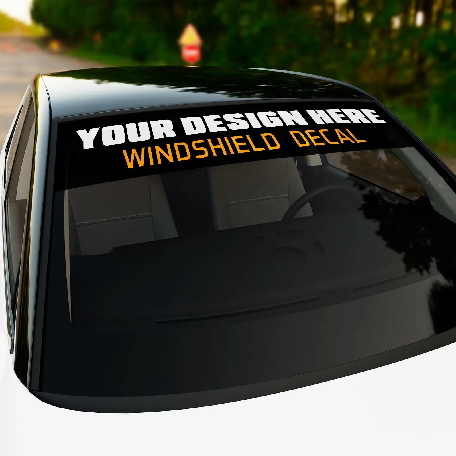 Custom Windshield Decals - Designed to Last & Impress | RacetopPrint