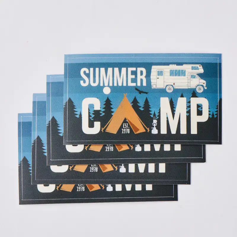 Custom Rectangle Vinyl Stickers - Durable & Premium | RacetopPrint
