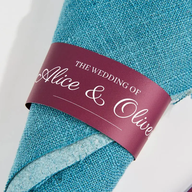 Custom Wedding Invitation Belly Bands – Low Minimums & Premium Paper ...